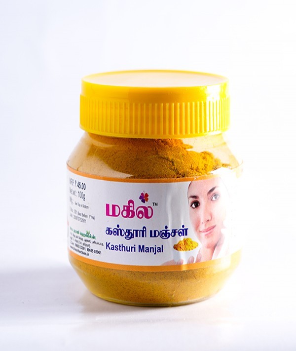 Kasthuri Manjal Powder 100GM- Mahil - Uzhavu Organic